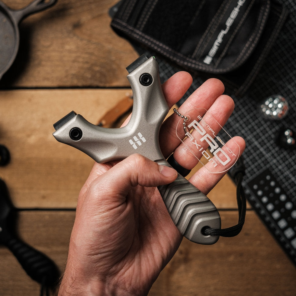 The Axiom PRO Slingshot | SimpleShot Slingshots
