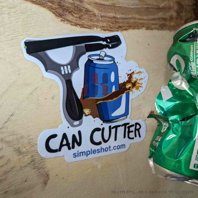 Can Cutter Sticker | SimpleShot Slingshot Gear & Accessories
