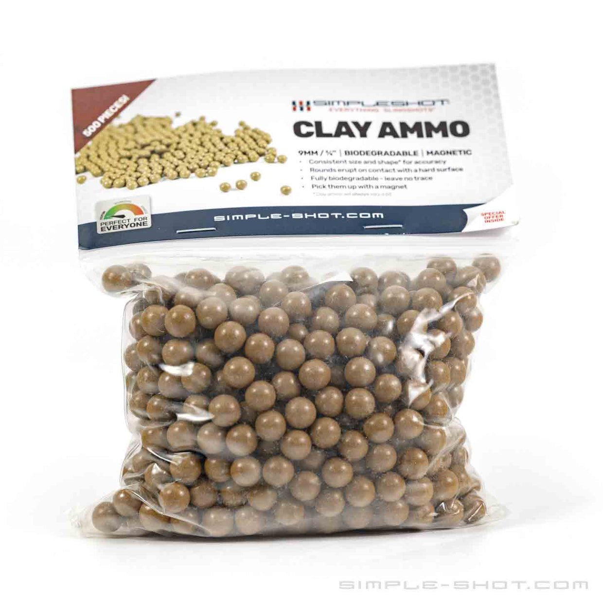 Biodegradable Clay Slingshot Ammo | SimpleShot Slingshot Accessories