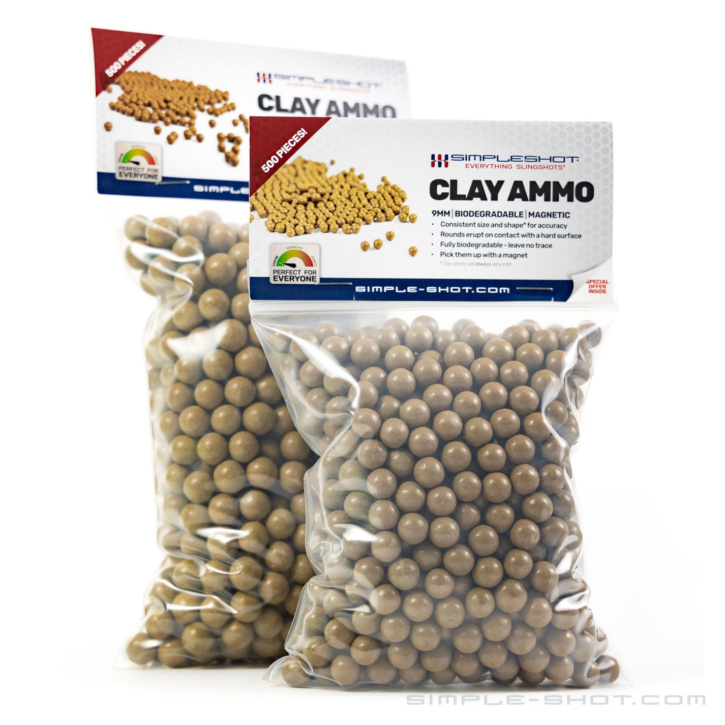 Biodegradable Clay Slingshot Ammo | SimpleShot Slingshot Accessories ...