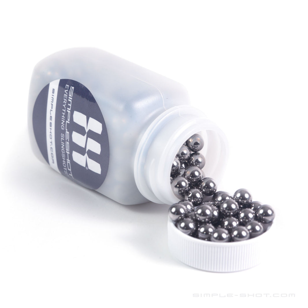 Slingshot Ammunition - Steel, Clay, Rubber, Plastic Ammo | SimpleShot